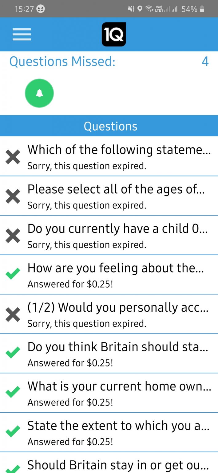1Q App Review & Earning Guide - Earnologist
